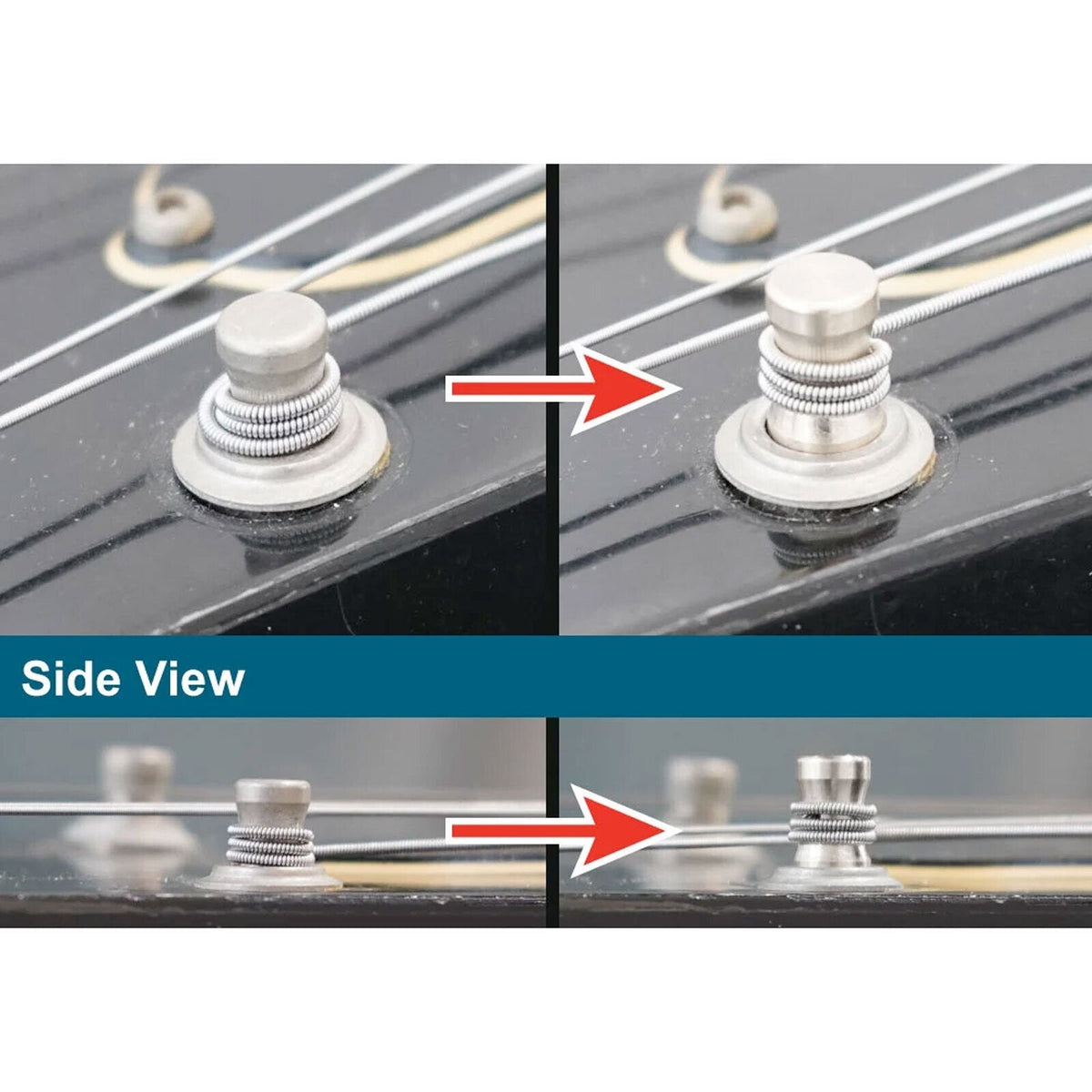 NEW Gotoh SD90-SL Tuners Tuning Vintage Keys Set BRASS Posts Keystone ...