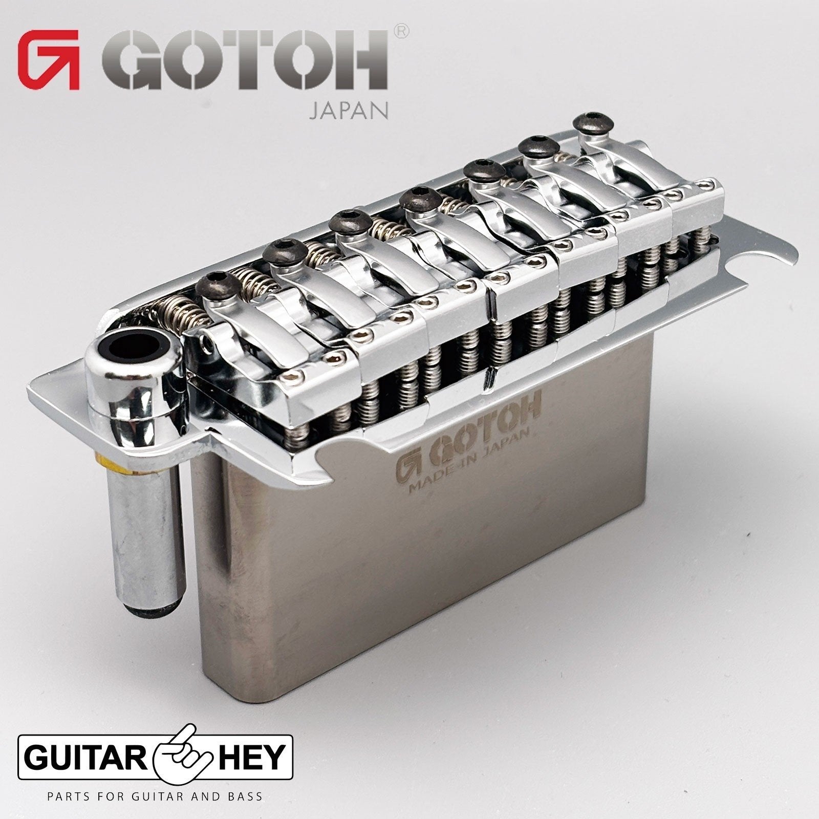 Gotoh NS510TS-LS7 Locking Steel Saddles 2 Point 7-STRING Tremolo Bridg ...