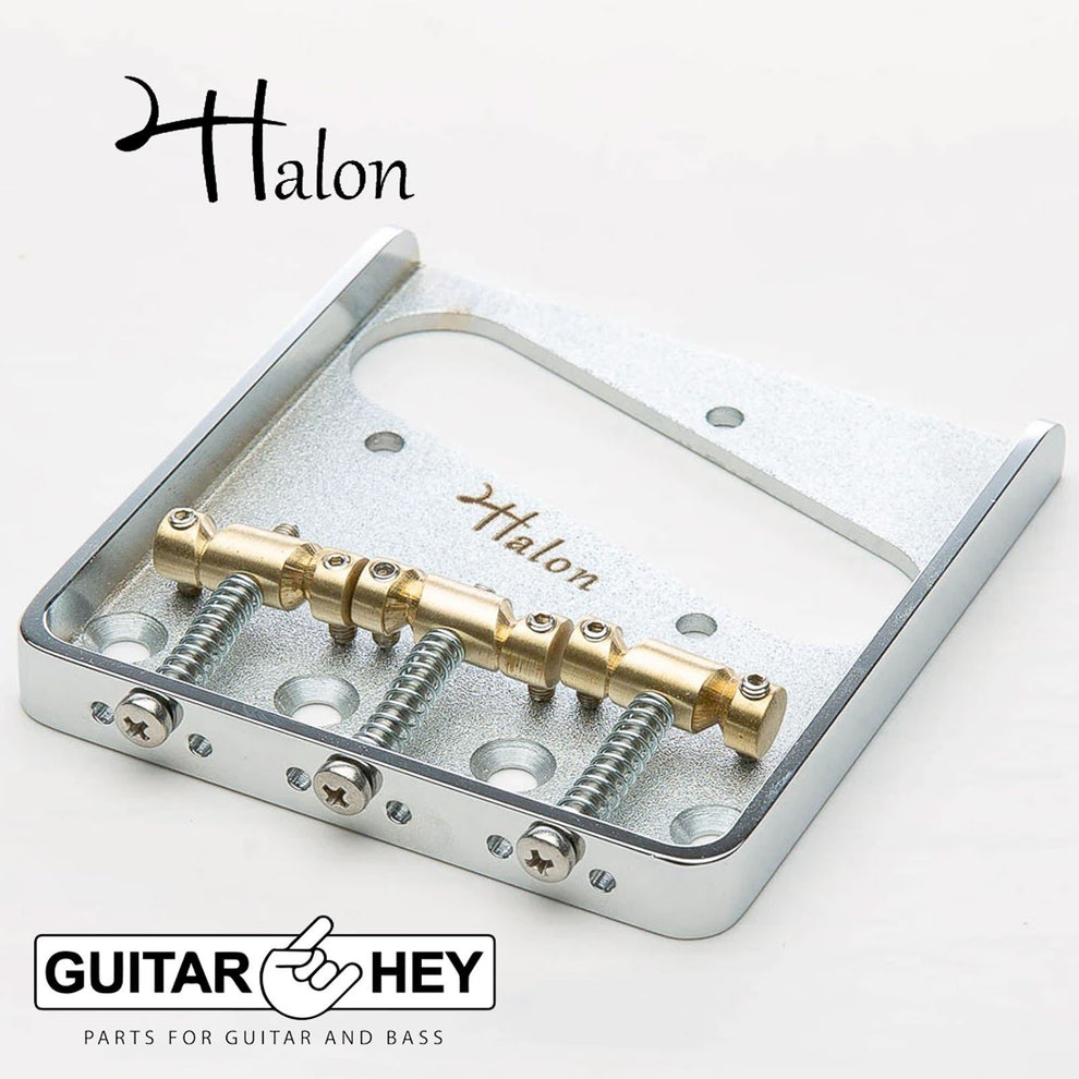 NEW Halon Steel Tele® Ashtray Telecaster Bridge Plate - Brass Saddles ...