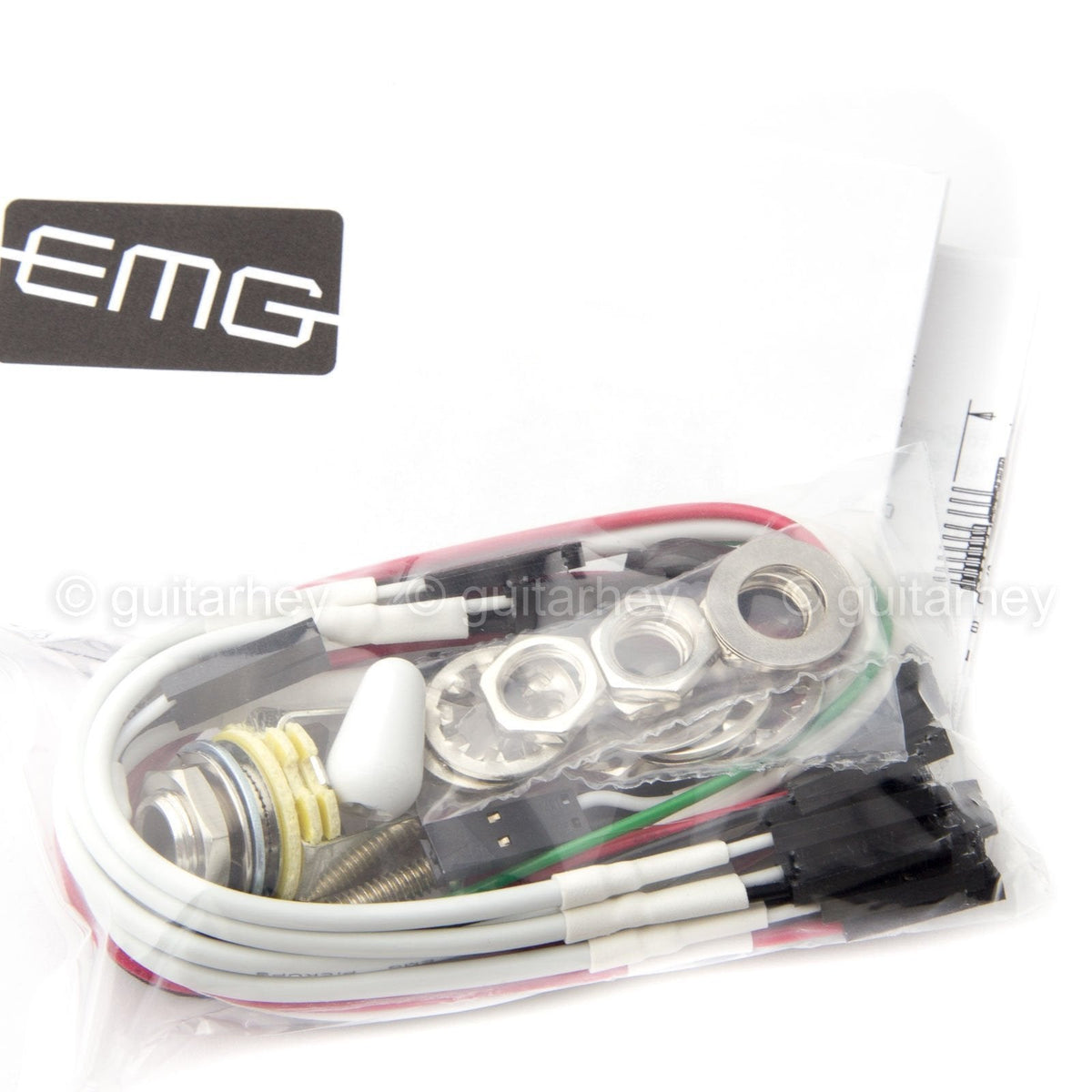 NEW EMG Solderless Wiring Conversion Kit 3 Pickups Short-Shaft w/ 5-Wa ...